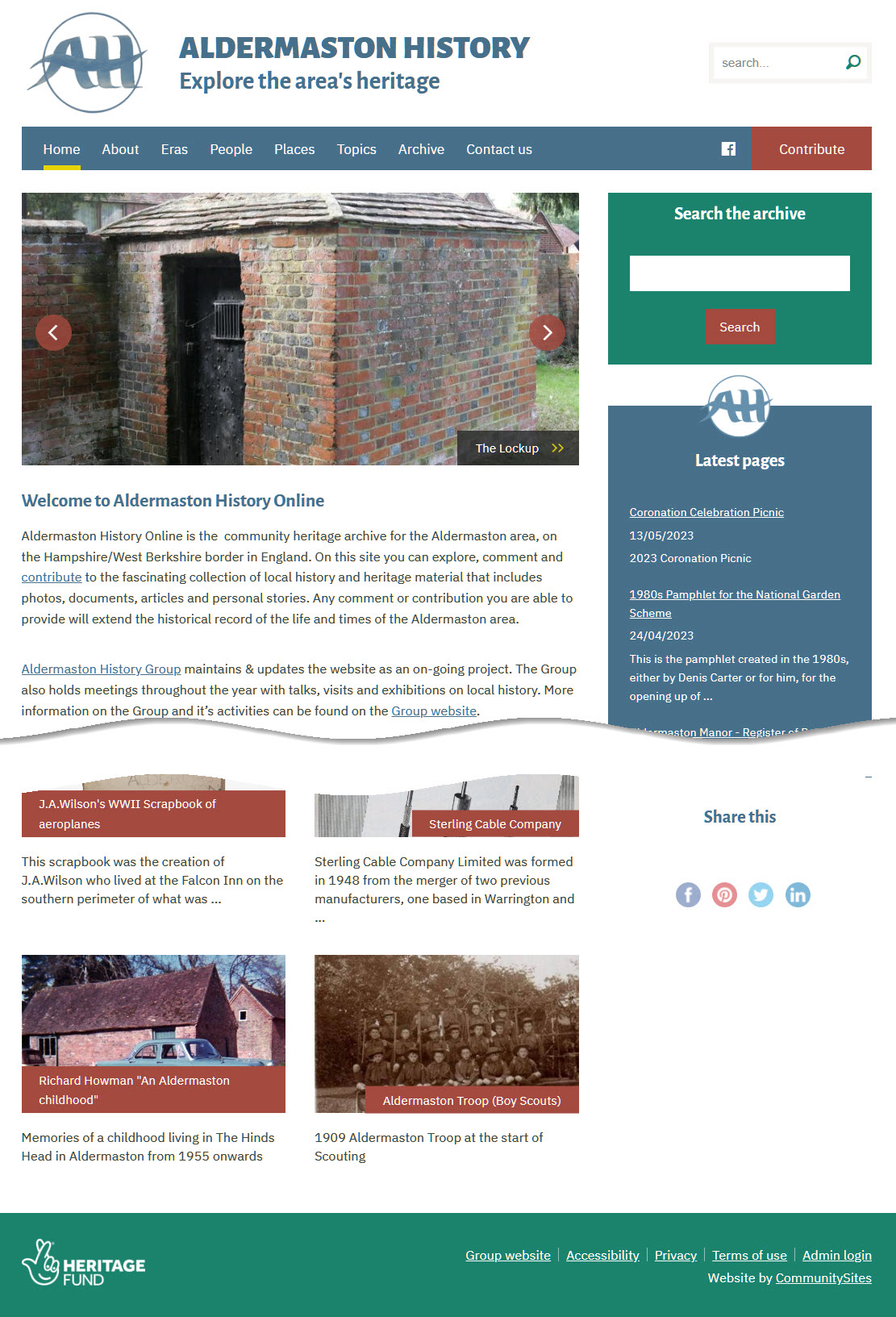 Aldermaston History Group – Aldermaston Parish Hall